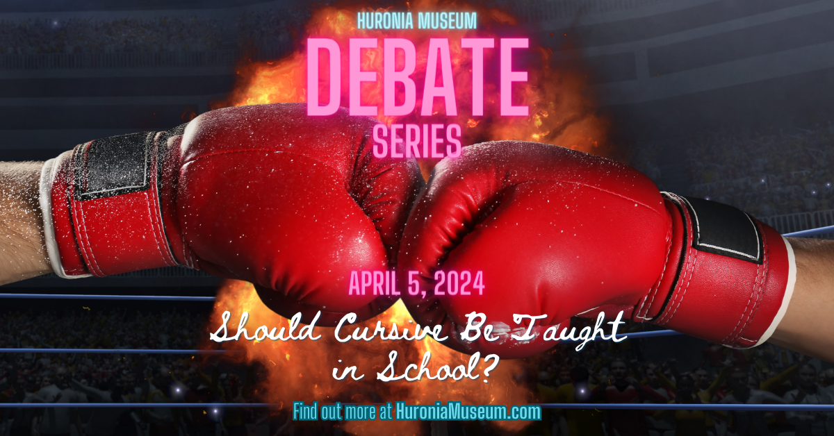Debate Series – April 5, 2024 | Huronia Museum